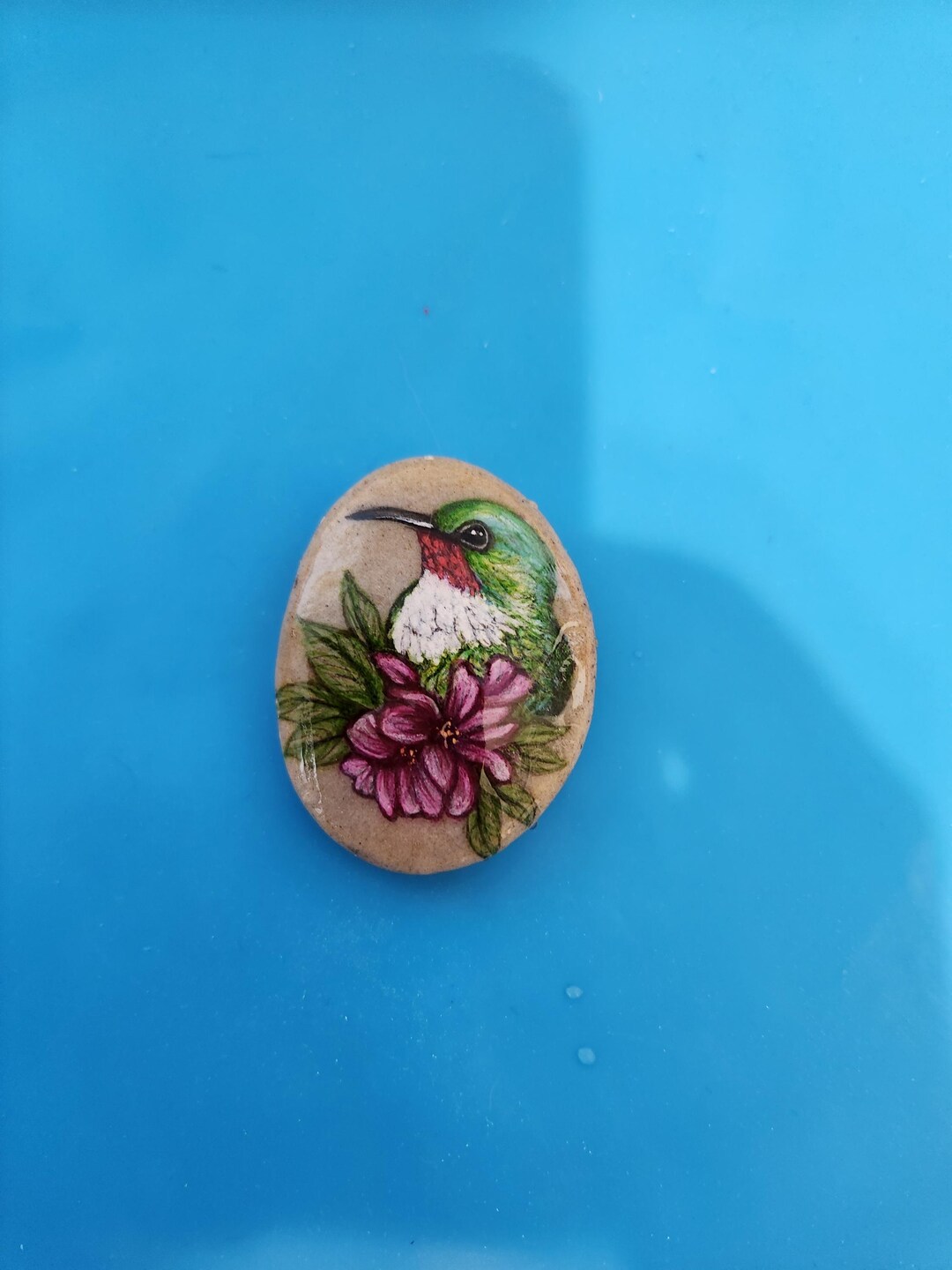 Hummingbird Rock – Nature-inspired Art - Etsy