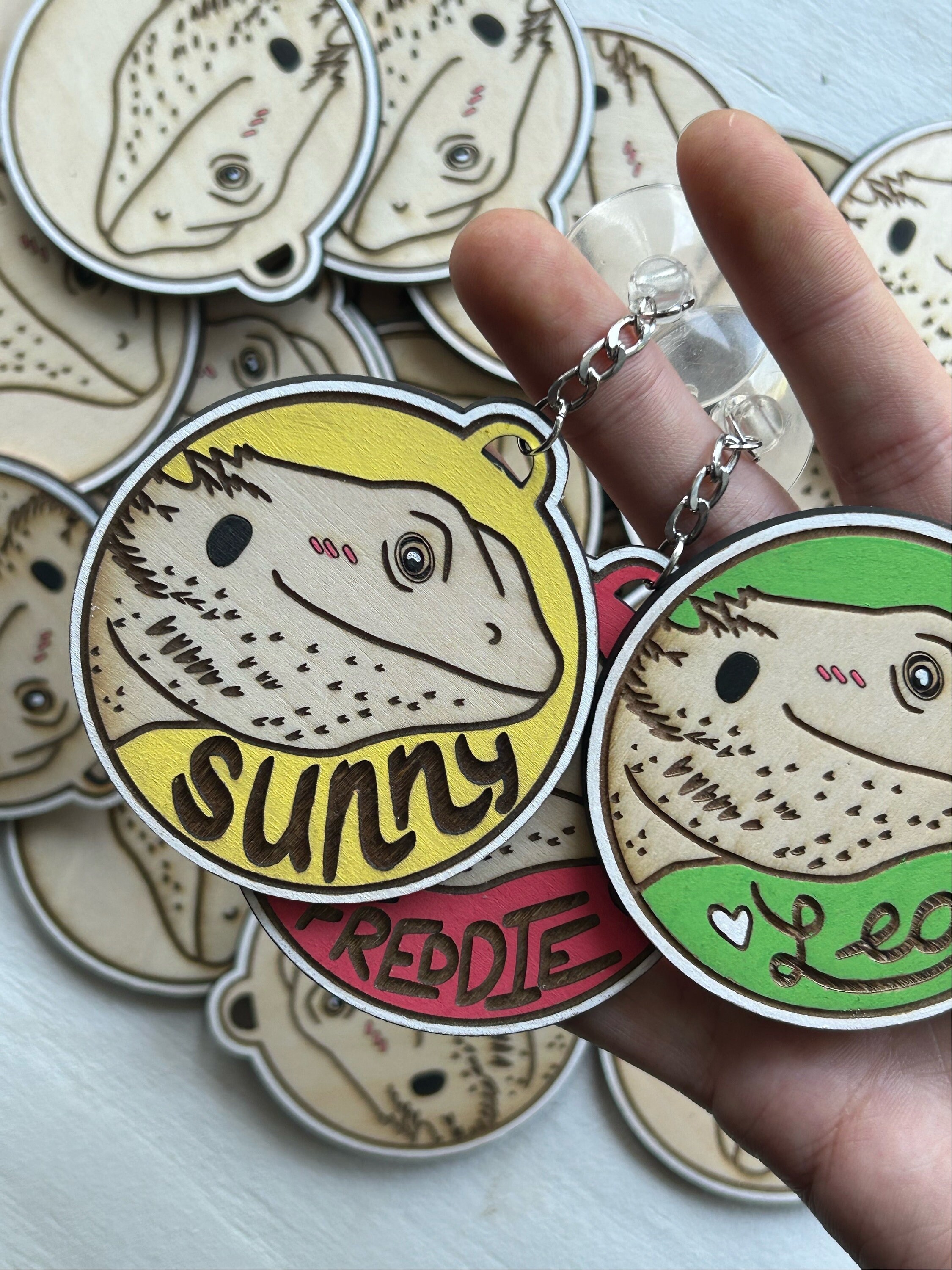 Bearded Dragon Enclosure Tag, Reptile Enclosure Tag, Custom Name ...