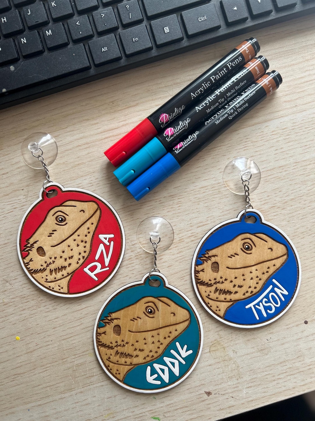 Bearded Dragon Enclosure Tag, Reptile Enclosure Tag, Custom Name ...