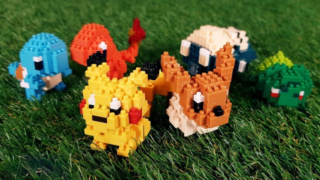 Bitbrix Nanoblock Microblock Pokemon Lego Mini Baustein Bulbasaur ...