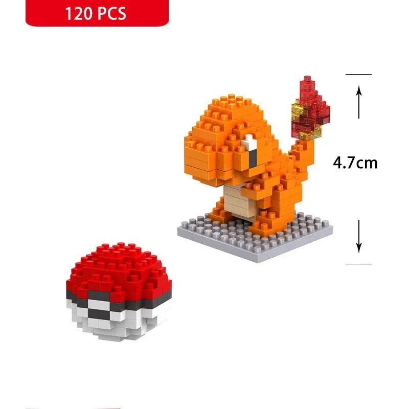 Bitbrix Nanoblock Microblock Pokemon Lego Mini Baustein Bulbasaur ...