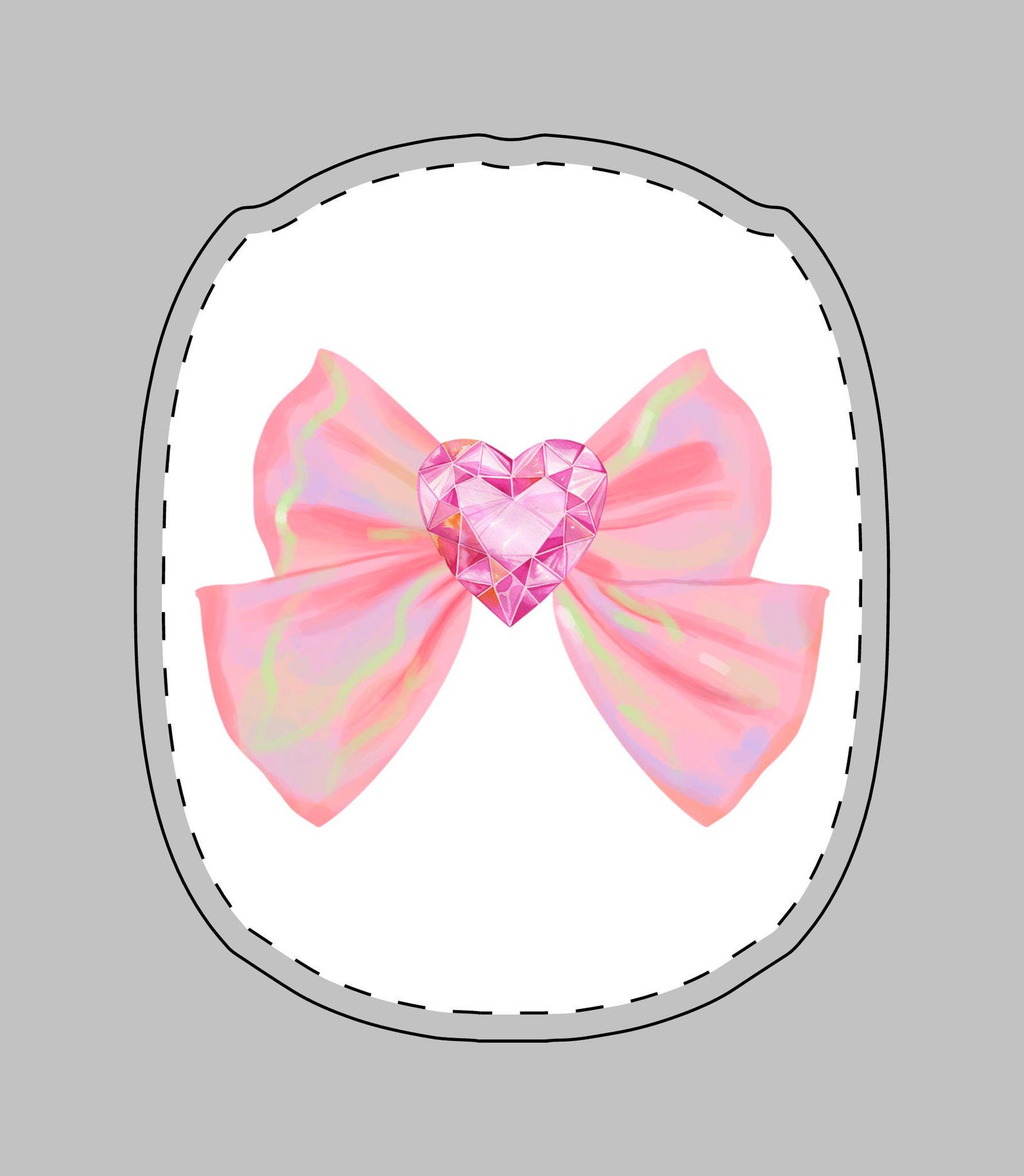 AirPod Max Case, Pink Bow Heart Crystal Cute Feminine Girly, Protective ...