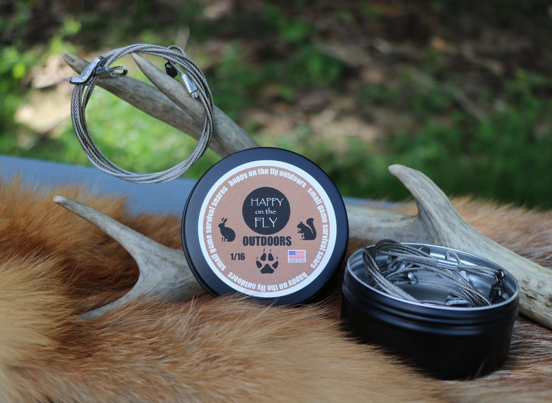 Small Game Snares / Survival & Bushcraft / Happy on the Fly Outdoors - Etsy