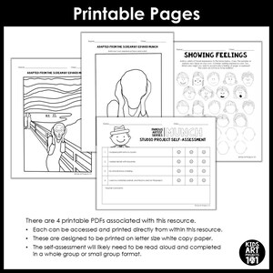 Edvard Munch the Scream Art Project Famous Artist Elementary Art ...