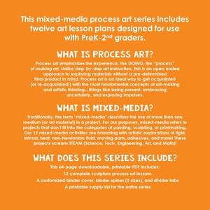 Mixed-media Process Art Projects for Prek-2 Homeschool and Elementary ...