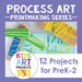 Printmaking Process Art Projects for Prek-2 Homeschool and Elementary ...