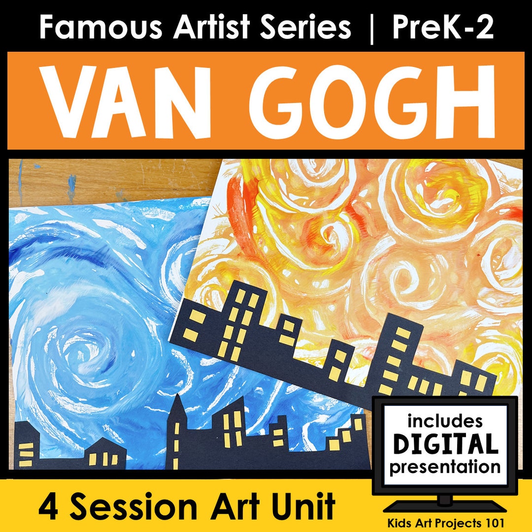 Vincent Van Gogh Starry Night Art Project Famous Artist Elementary Art ...