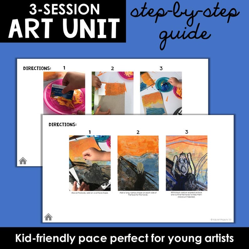 Edvard Munch the Scream Art Project Famous Artist Elementary Art ...
