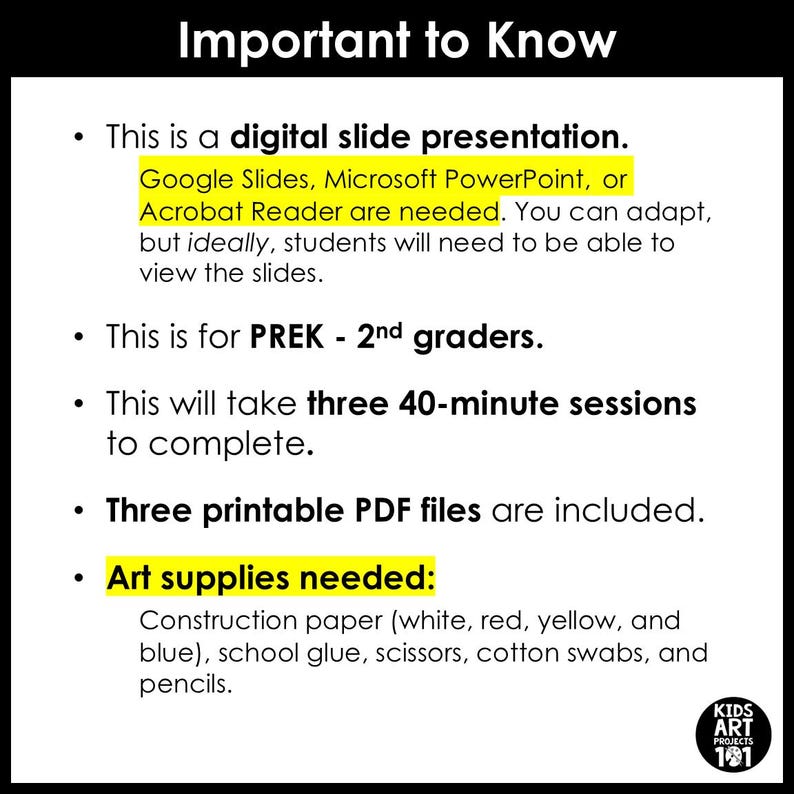 Piet Mondrian Abstract Art Project Famous Artist Elementary Art Lessons ...