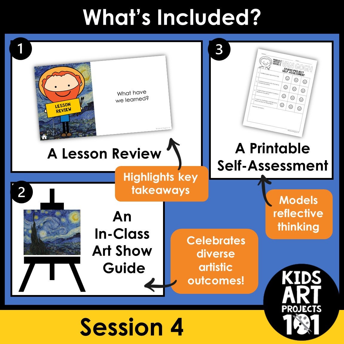 Vincent Van Gogh Starry Night Art Project Famous Artist Elementary Art ...