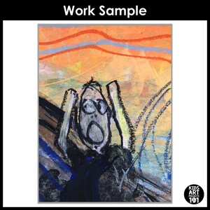 Edvard Munch the Scream Art Project Famous Artist Elementary Art ...