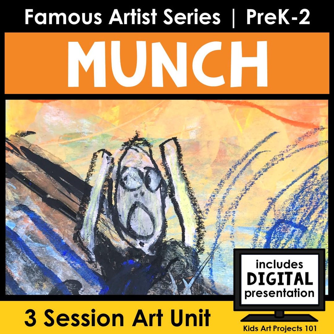 Edvard Munch the Scream Art Project Famous Artist Elementary Art ...