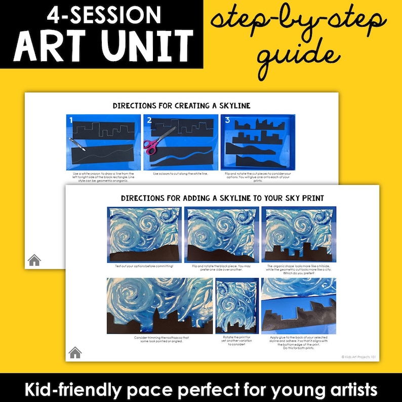Vincent Van Gogh Starry Night Art Project Famous Artist Elementary Art ...