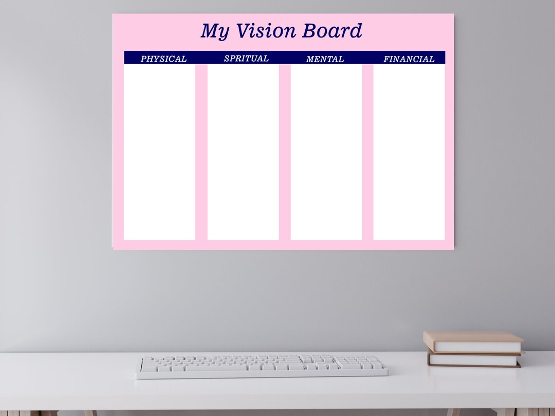 Abundance Vision Board Kit 2023: Printable Manifestation Party (digital ...