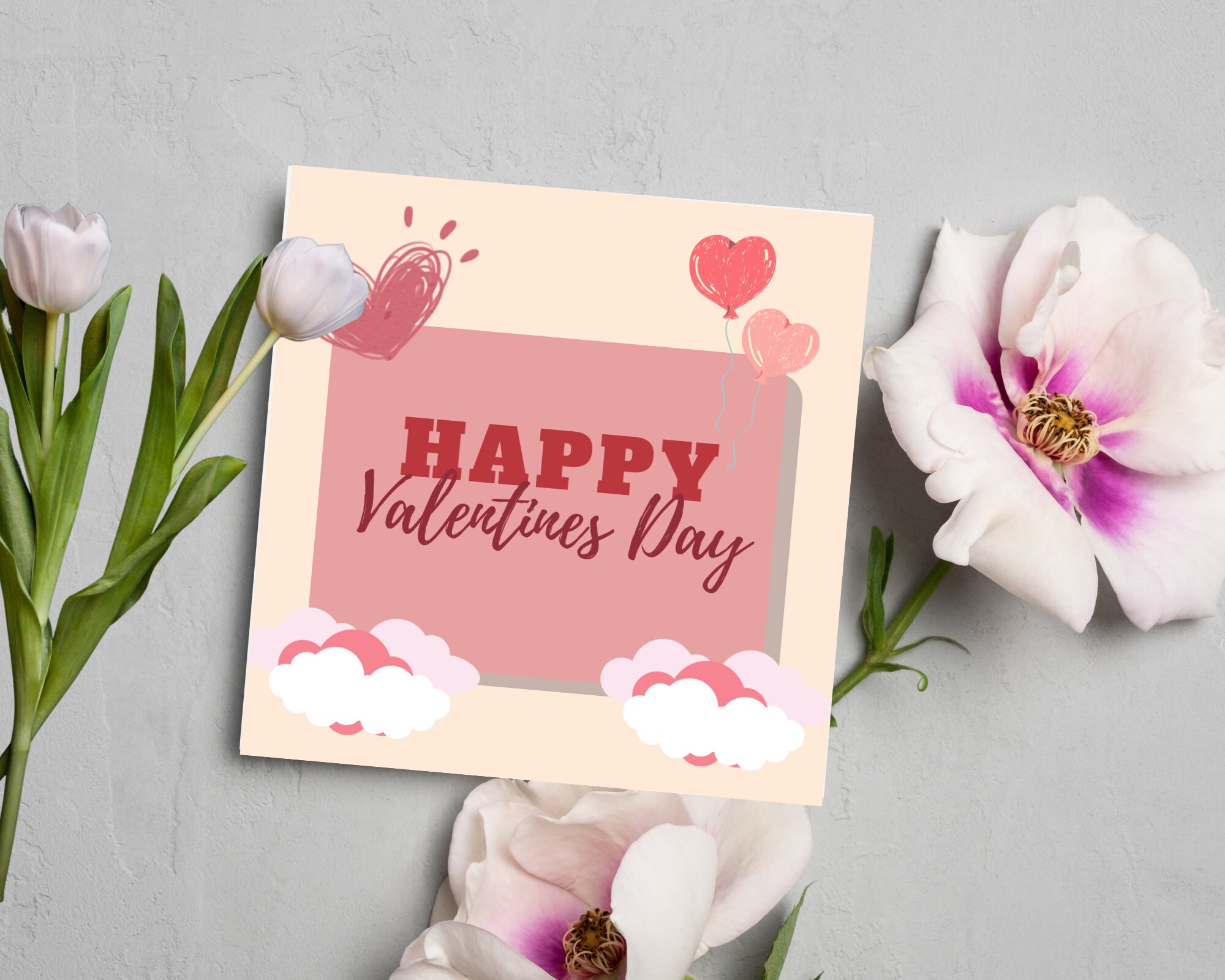 Charming Happy Valentines Day Greetings Card: Express Your Love ...