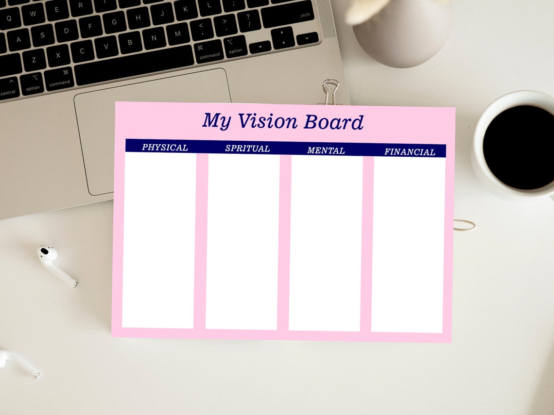 Abundance Vision Board Kit 2023: Printable Manifestation Party (digital ...