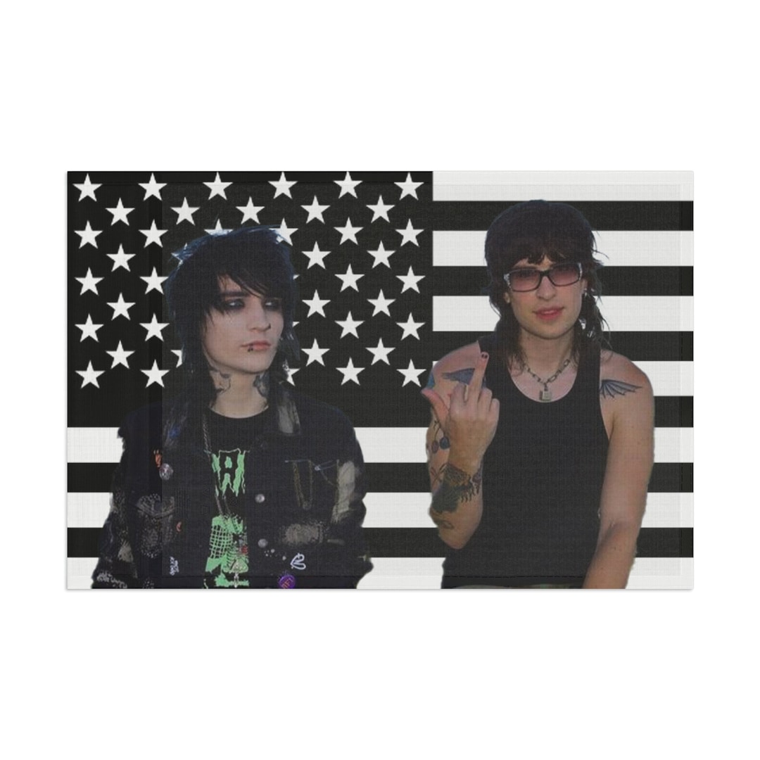 Jake And Johnnie Flag And Tapestry Small Etsy