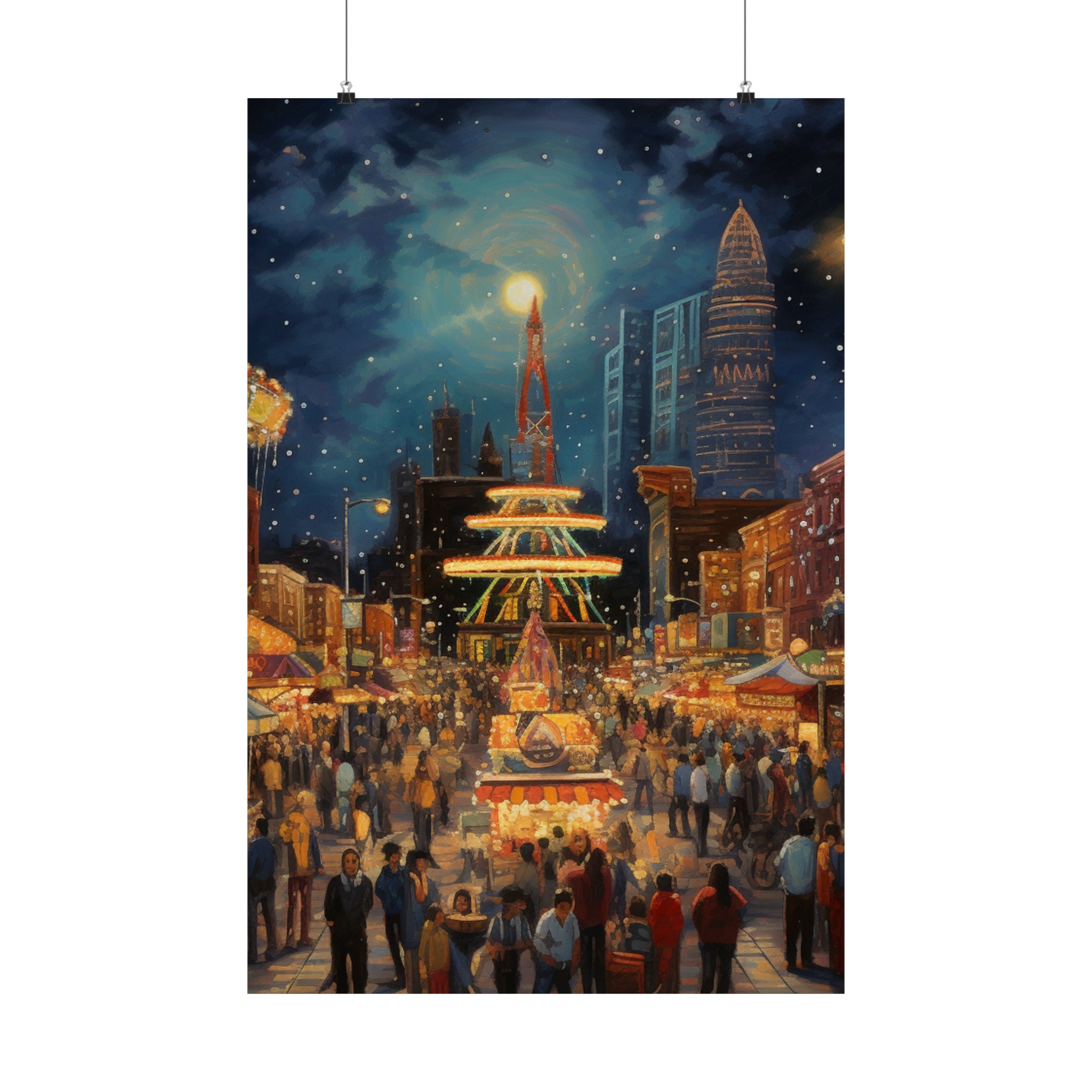 State Fair Poster Festive Carnival Art Print Fun-filled Wall Art ...