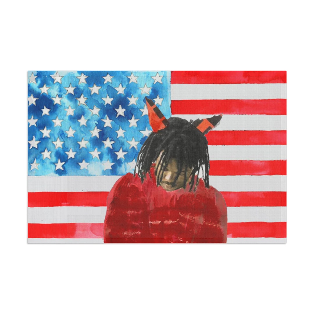 Lucki Flag/tapestry-wall Decor-fan Art Small - Etsy