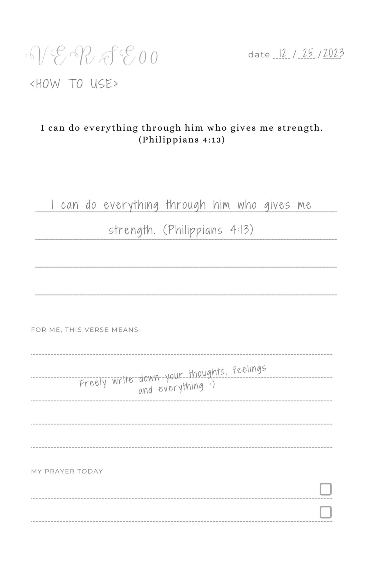 Writing One Bible Verse Everyday -love- 30 Bible Verses Preselected - Etsy