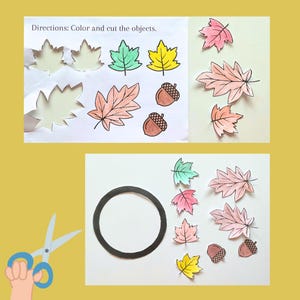 Fall Wreath Craft Build a Wreath Autumn Wreath DIY Fall Craft Fall Leaf ...