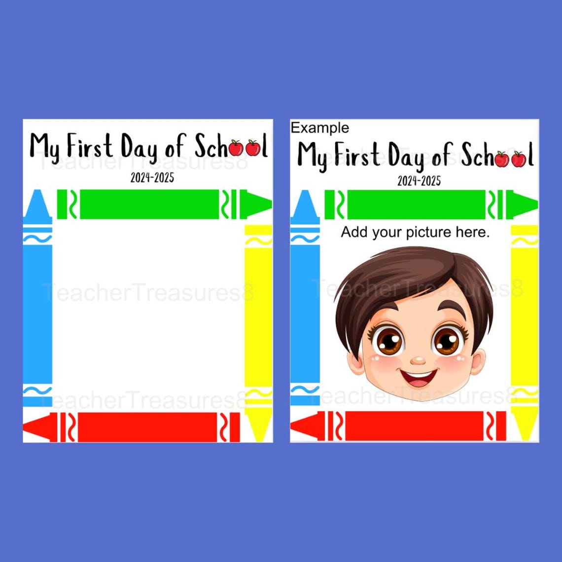 First Day of School Frame Craft Back to School DIY Frame Craft ...