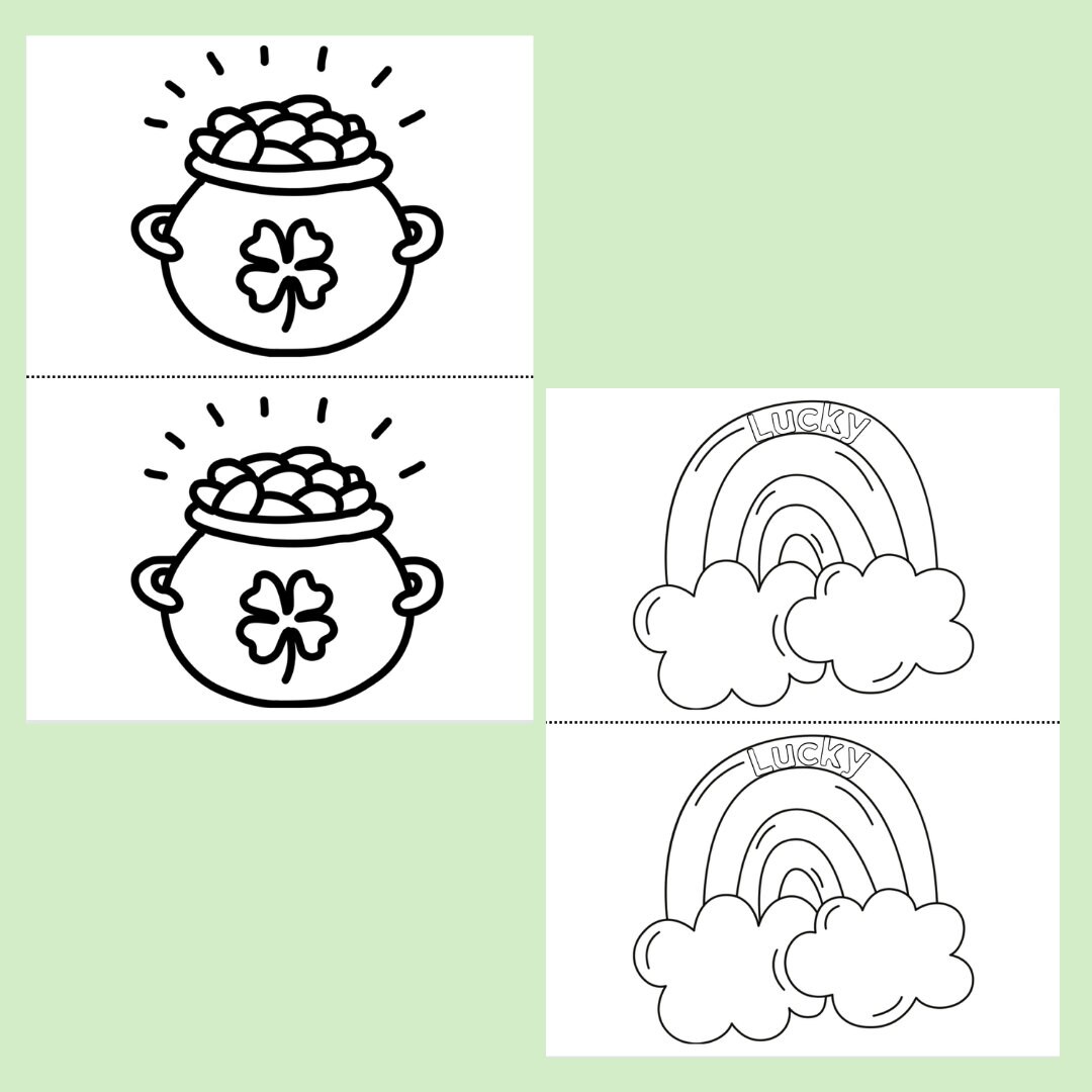 St Patricks Paper Crown Headband, St Patricks Day Paper Crown, St ...