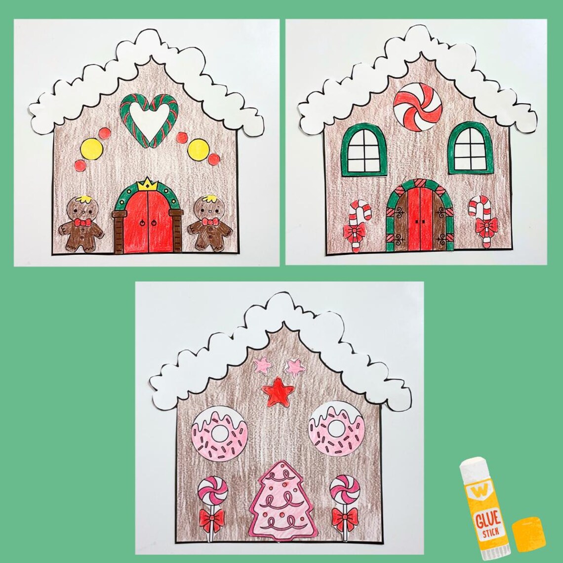 Gingerbread House Craft Build A Gingerbread House Christmas Craft Kids ...