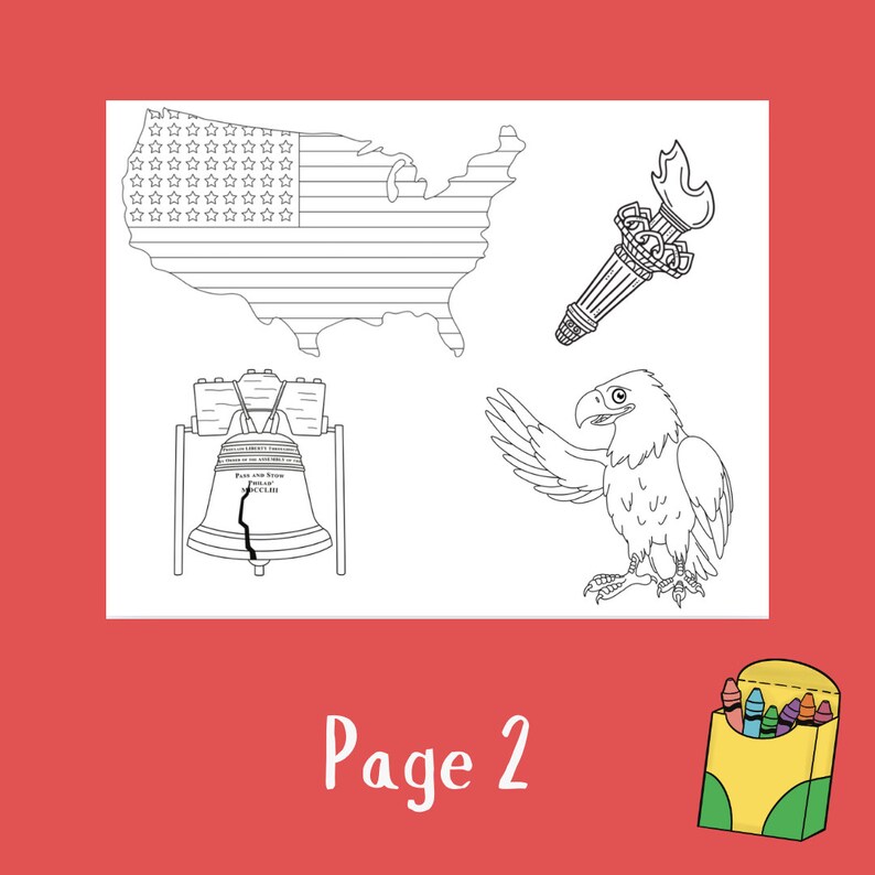 4th of July Coloring Page Independence Day Printable Coloring ...