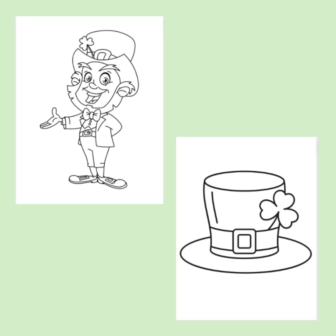 St Patricks Paper Crown Headband, St Patricks Day Paper Crown, St ...