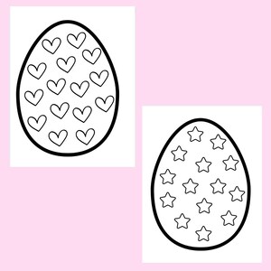 Easter Printable Easter Eggs Coloring Pages Easter Art Easter Craft ...
