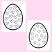Easter Printable Easter Eggs Coloring Pages Easter Art Easter Craft ...