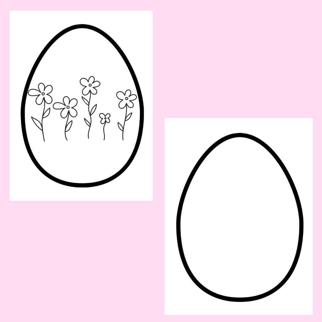 Easter Printable Easter Eggs Coloring Pages Easter Art Easter Craft ...