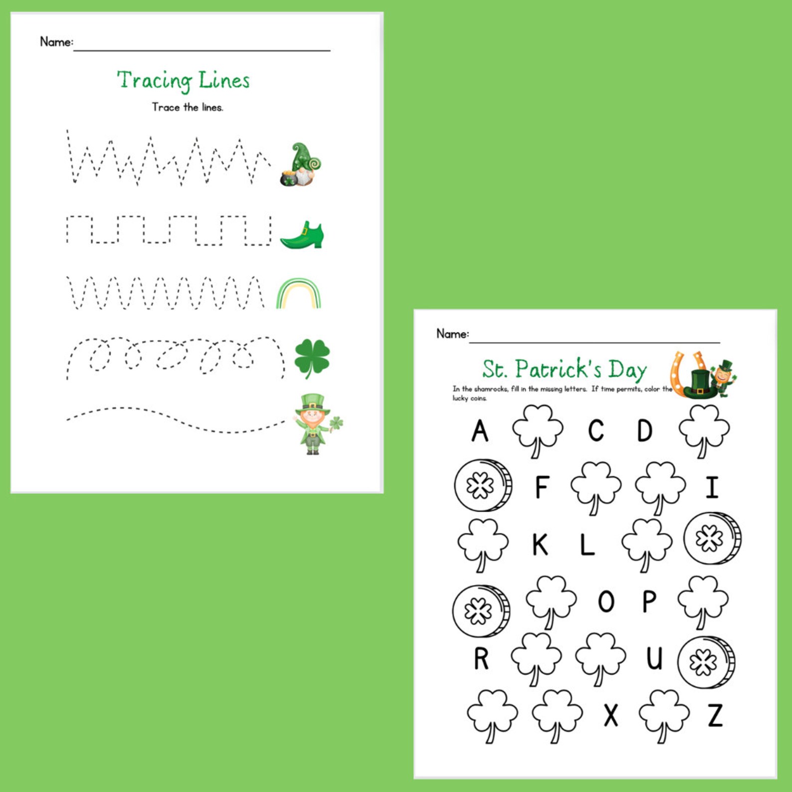 St Patricks Day Activities, Preschool Activities, St Patricks Printable ...