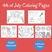 4th of July Coloring Page Independence Day Printable Coloring ...