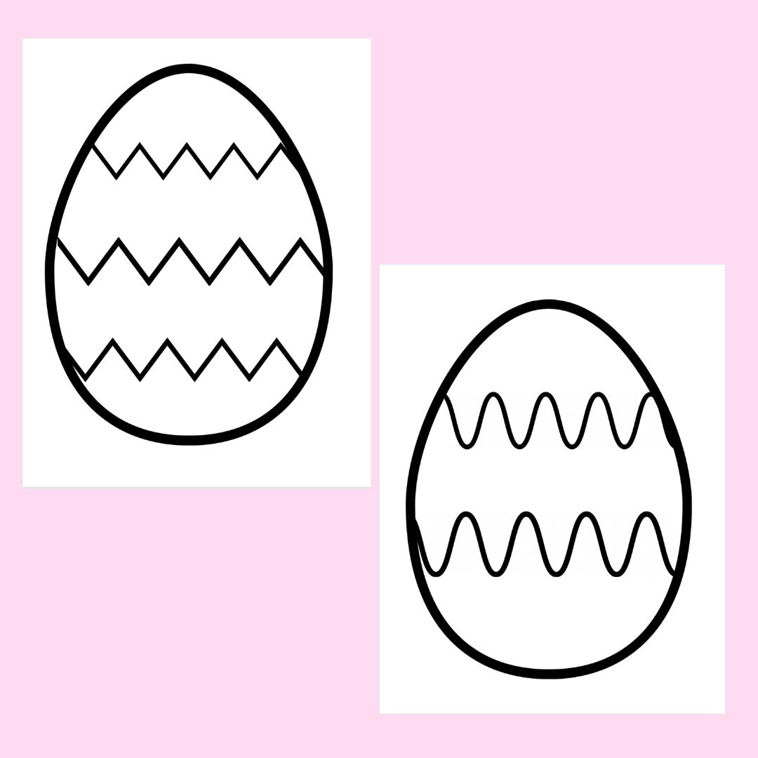 Easter Printable Easter Eggs Coloring Pages Easter Art Easter Craft ...