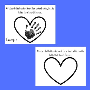 Fathers Day Craft Fathers Day Card DIY Handprint Craft Fathers Day ...