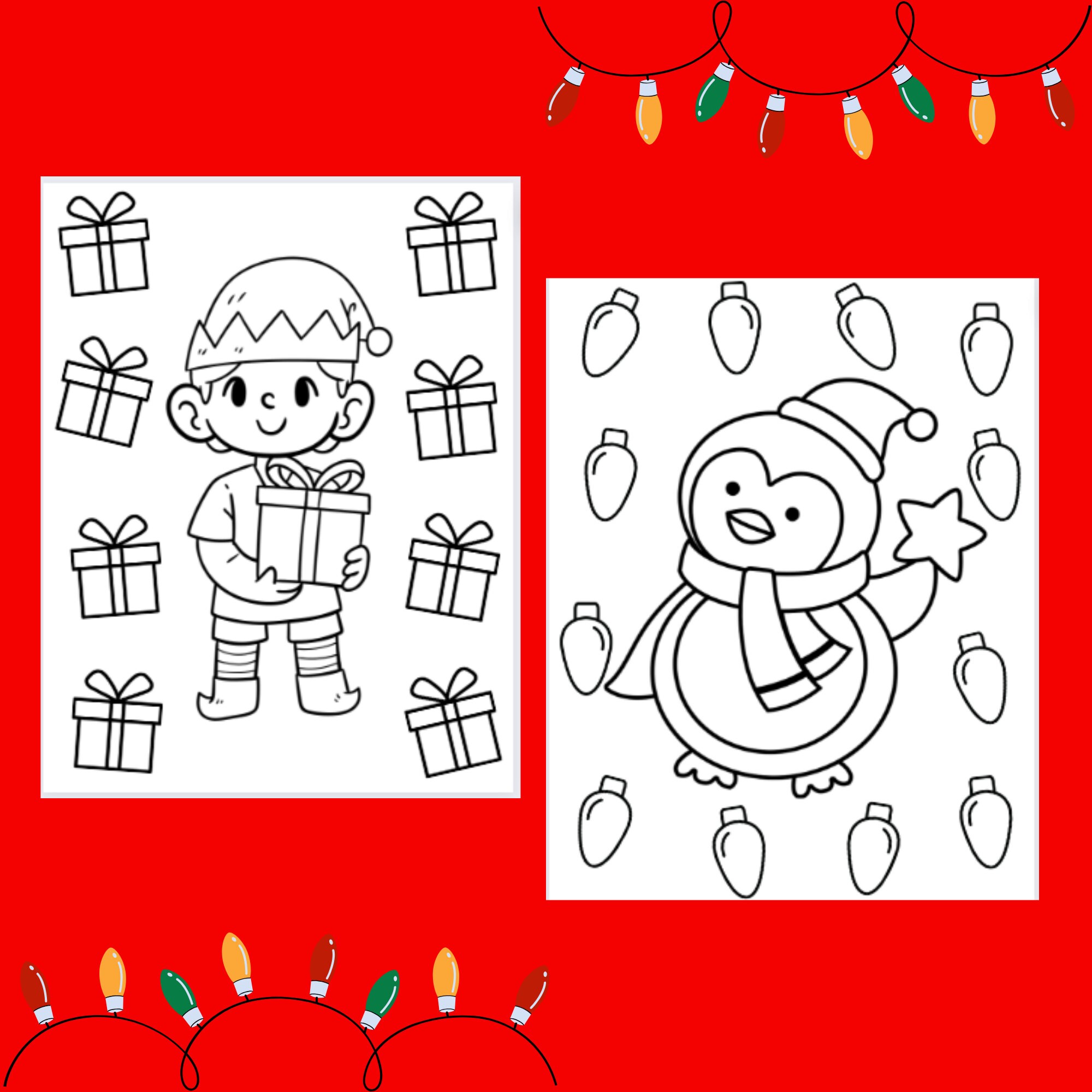 Christmas Coloring Page, Christmas Activities for Kids, Christmas ...