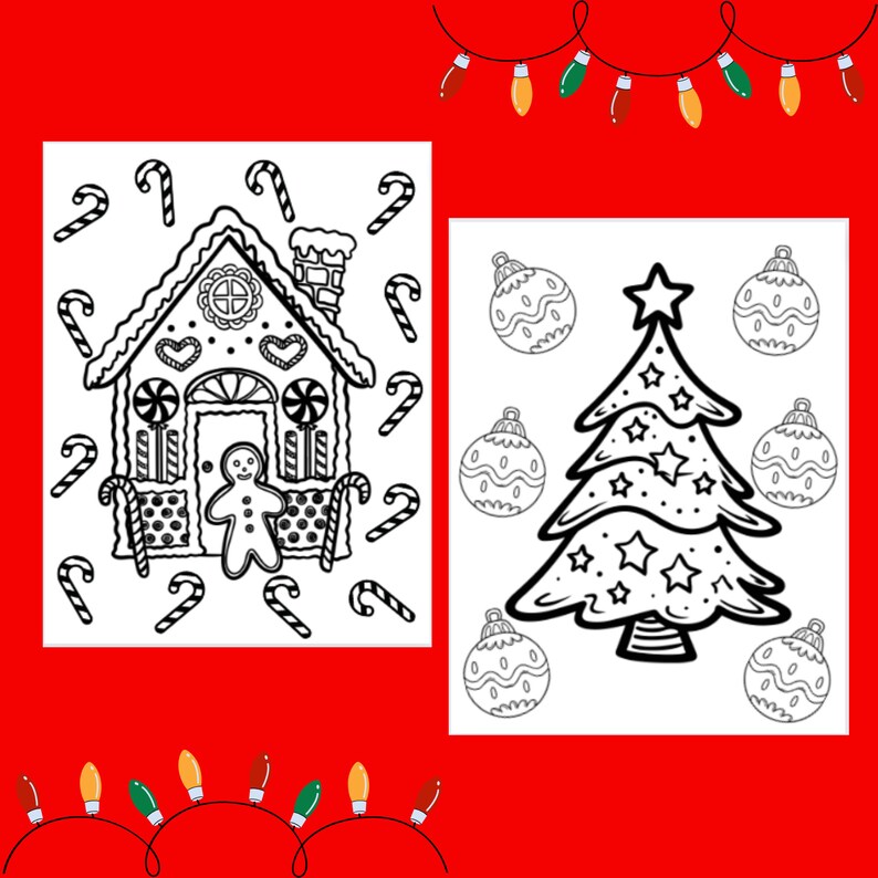 Christmas Coloring Page, Christmas Activities for Kids, Christmas ...