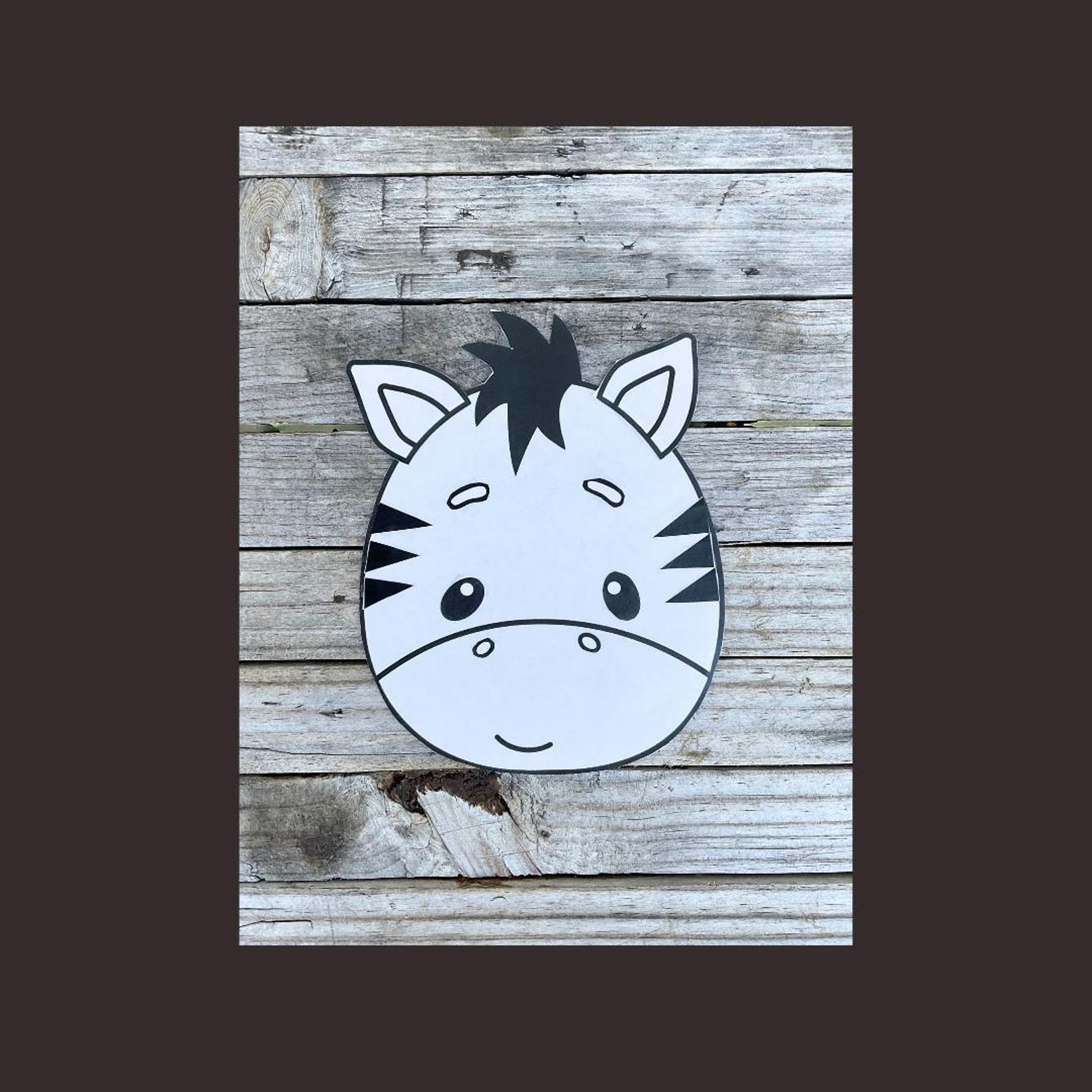 Build A Zebra Craft Printable Activity Kid Craft DIY Craft Homeschool ...