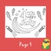 4th of July Coloring Page Independence Day Printable Coloring ...