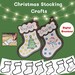 Printable Christmas Craft, Stocking Template, Christmas Crafts ...
