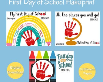 First Day of School Frame Craft Back to School DIY Frame Craft ...