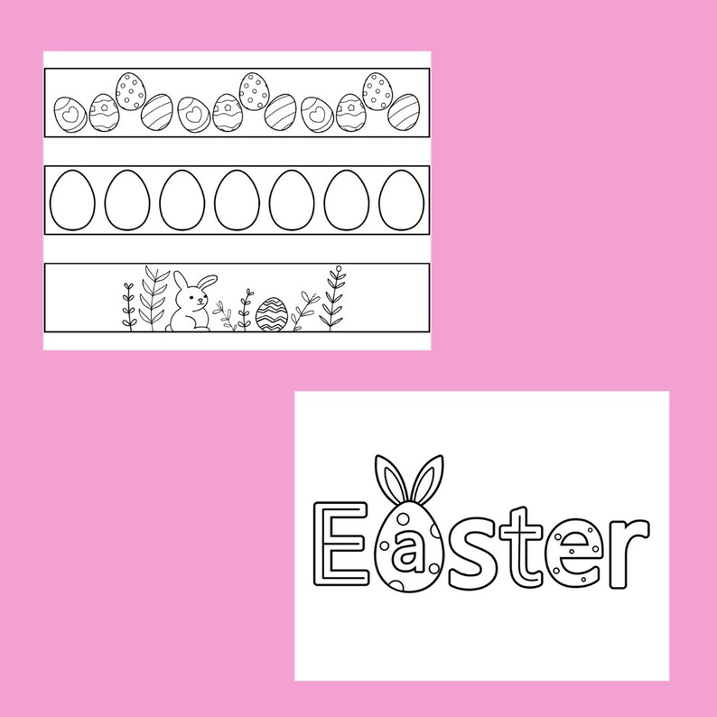 Easter Paper Crown Headband Bunny Rabbit Crown Easter Craft Preschool ...