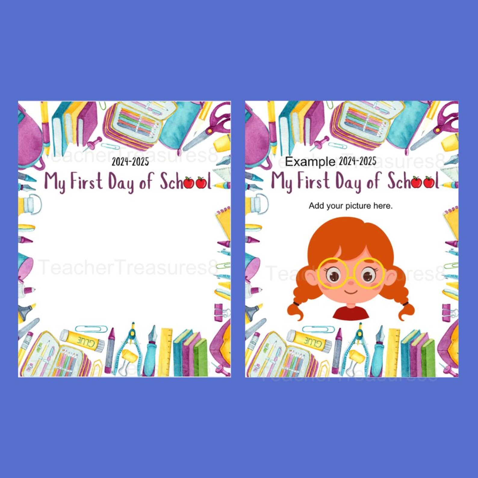 First Day of School Frame Craft Back to School DIY Frame Craft ...