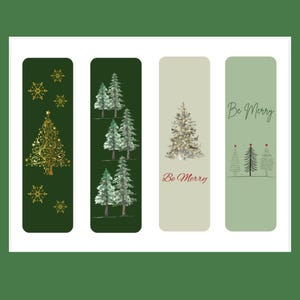 Printable Christmas Book Digital Download Bookmark Printable Gift Book ...