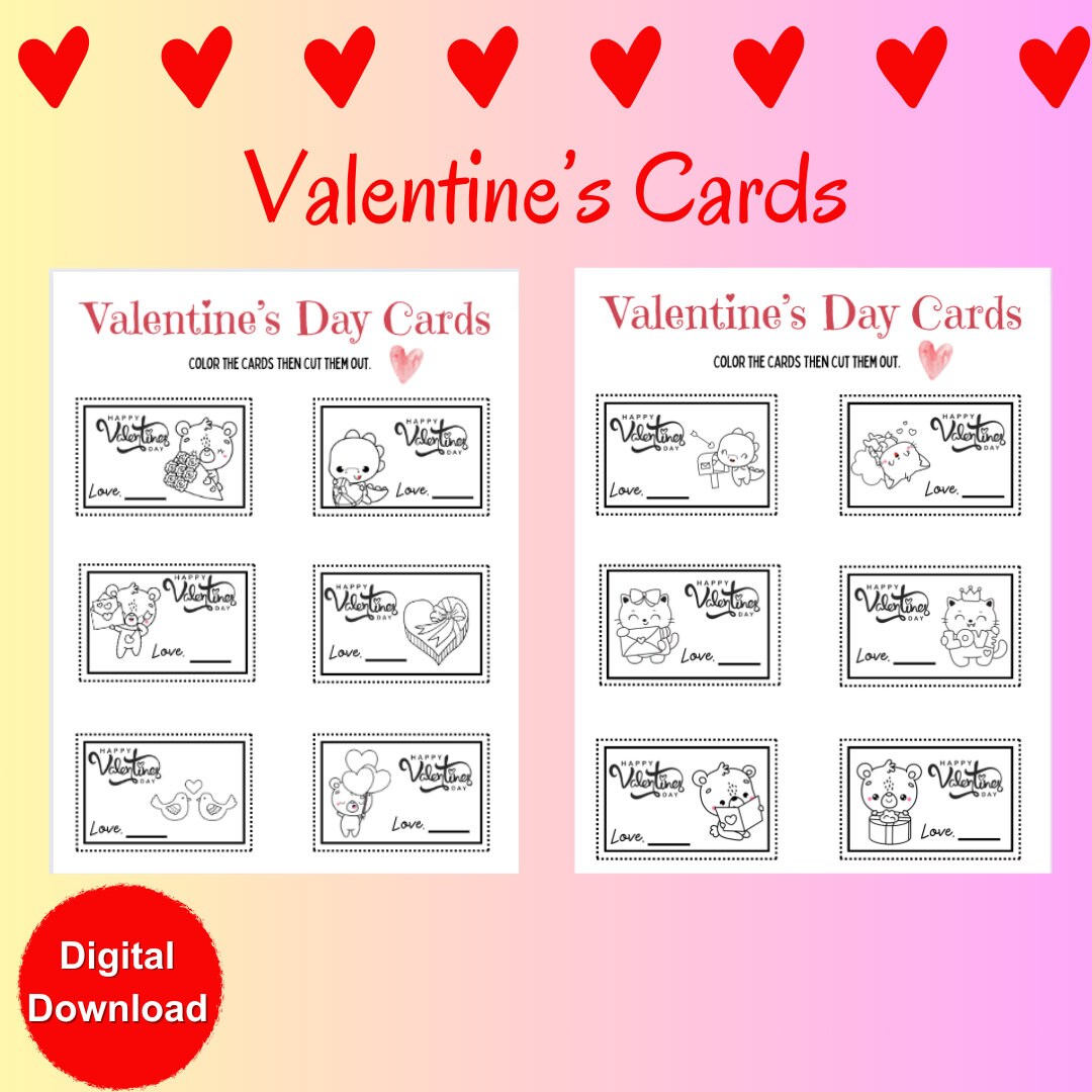 Valentines Day Cards, Printable Valentines, Valentine Activities ...