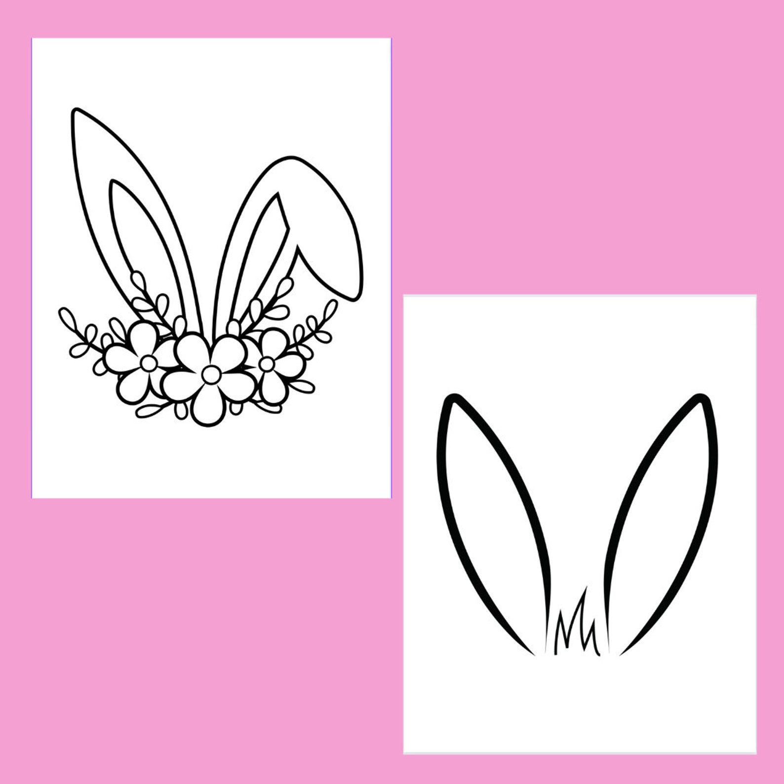 Easter Paper Crown Headband Bunny Rabbit Crown Easter Craft Preschool ...