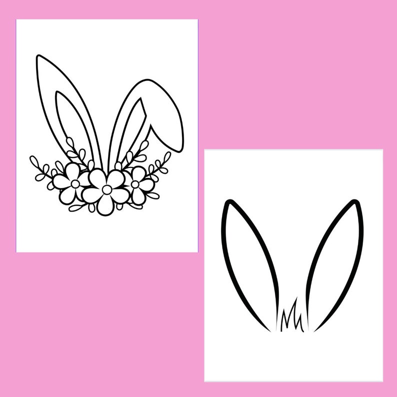 Easter Paper Crown Headband Bunny Rabbit Crown Easter Craft Preschool ...