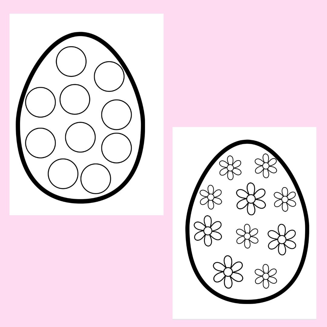 Easter Printable Easter Eggs Coloring Pages Easter Art Easter Craft ...